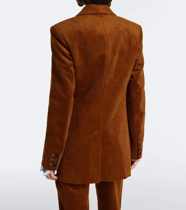 MARANT ETOILE Rasma Cotton And Linen Corduroy Blazer