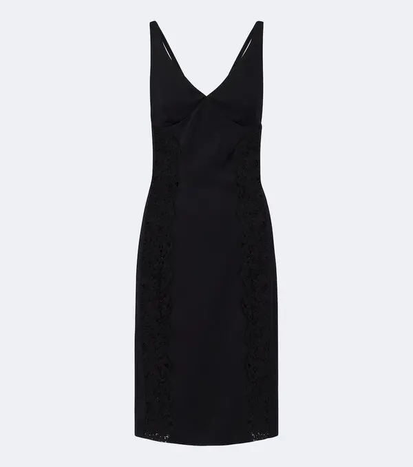 Stella McCartney Lace-trimmed Minidress - Black