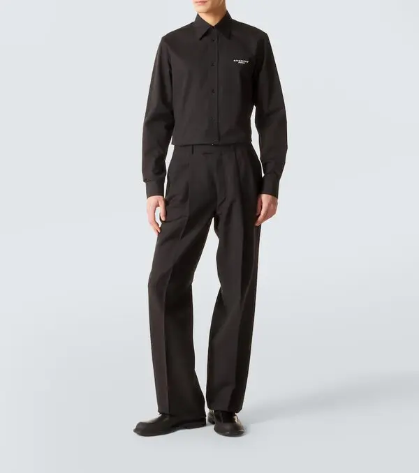 Givenchy Logo Cotton Shirt