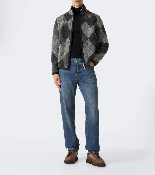Moncler Argyle Wool-blend Jacket