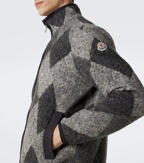 Moncler Argyle Wool-blend Jacket