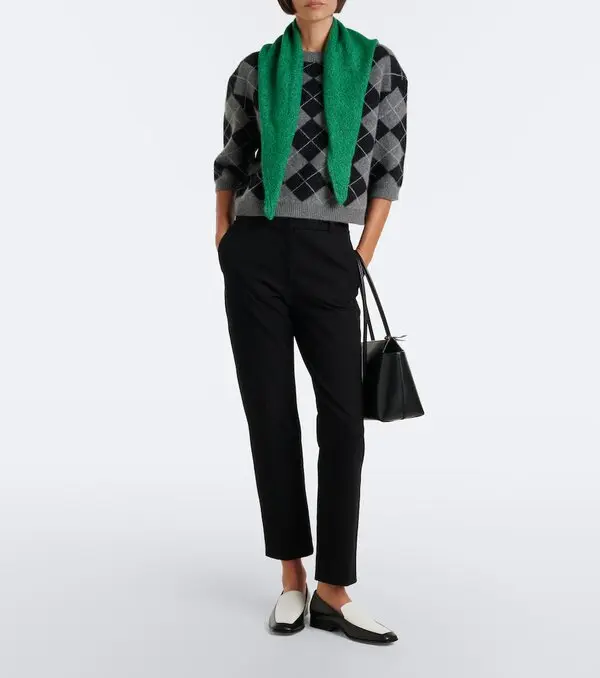 Arch4 Karlie Argyle Cashmere Sweater