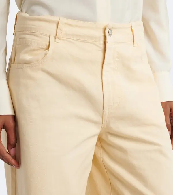 Moncler Cotton Wide-leg Cargo Trousers