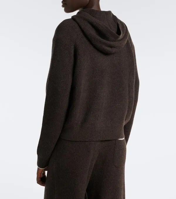 Arch4 Ribbed Cashmere Hoodie