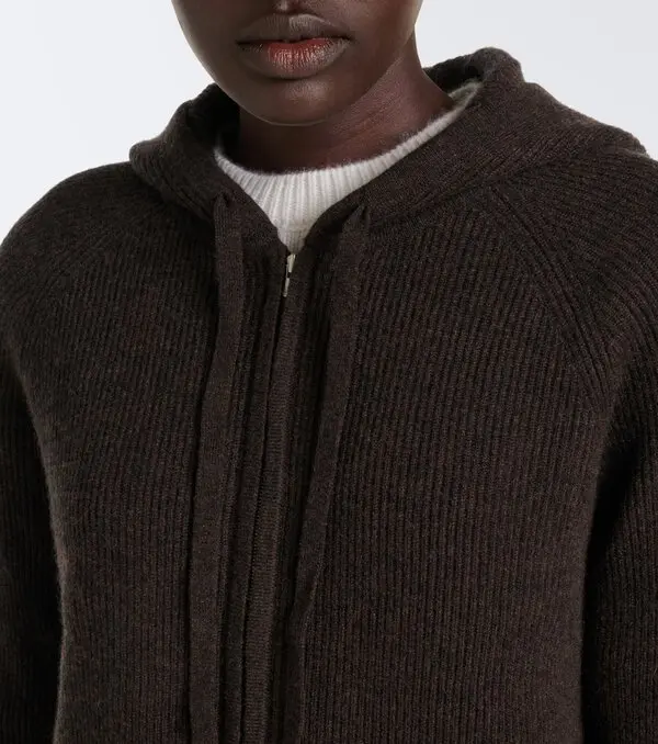 Arch4 Ribbed Cashmere Hoodie