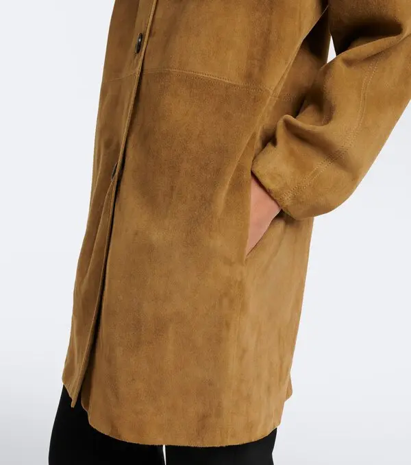 THE ROW Damir Suede Coat