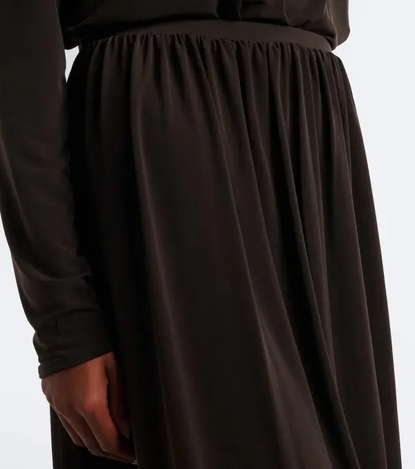 Vince Jersey Midi Skirt