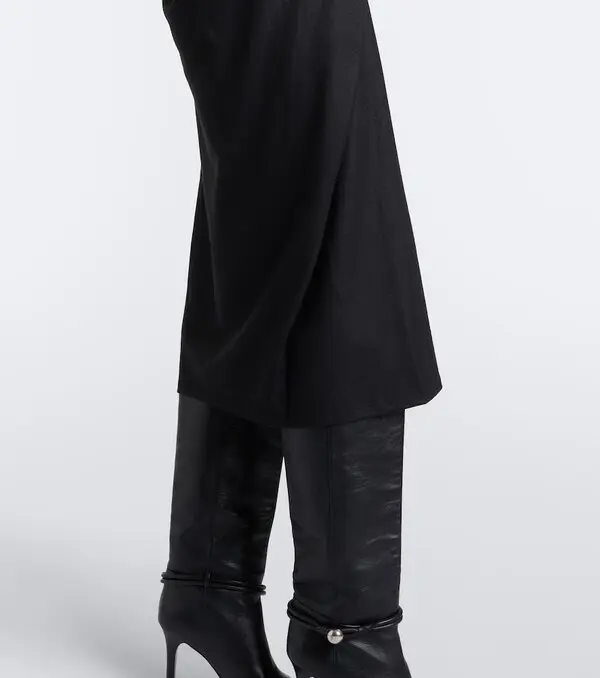 MARANT ETOILE Jeldia Draped Midi Skirt