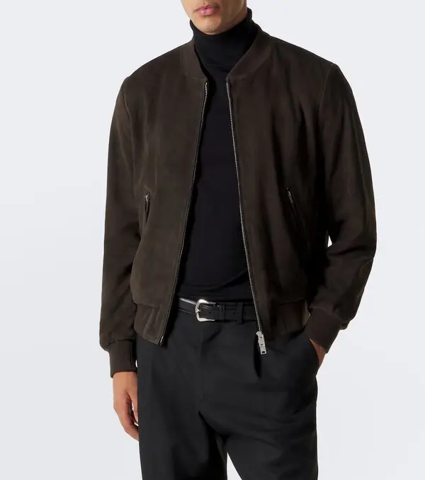 ARMA Didier Suede Bomber Jacket