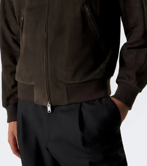 ARMA Didier Suede Bomber Jacket