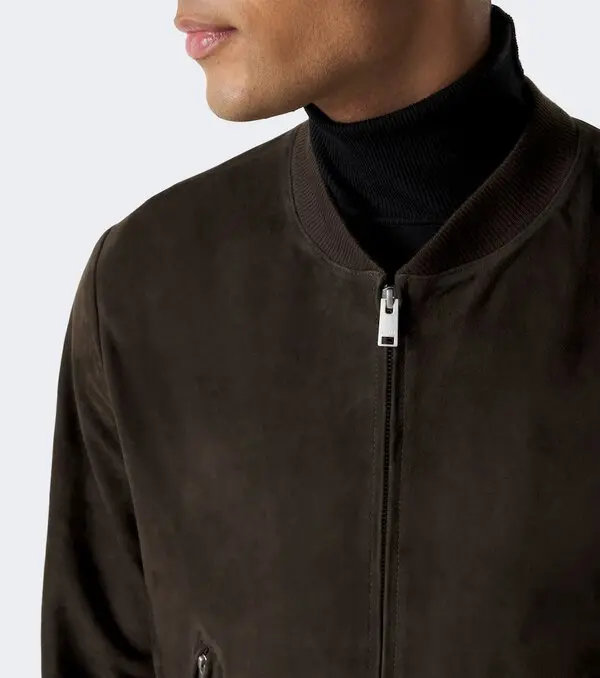 ARMA Didier Suede Bomber Jacket