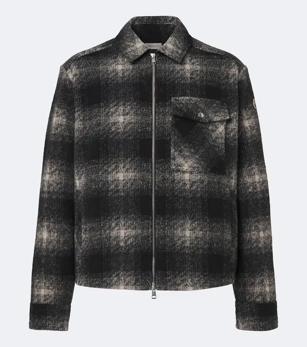 Moncler Archivio Checked Zip-up Jacket