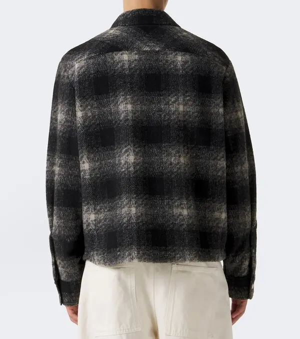 Moncler Archivio Checked Zip-up Jacket