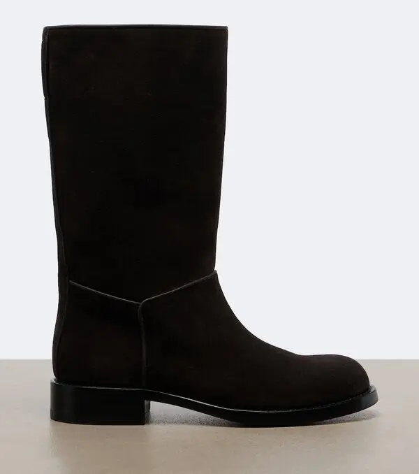 THE ROW Nobilis Suede Knee-high Boots
