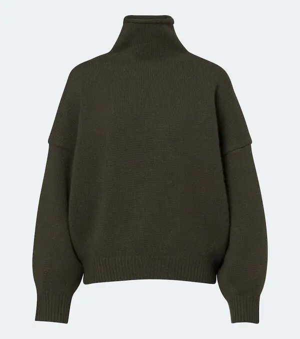 Arch4 Cashmere Turtleneck Sweater - Green
