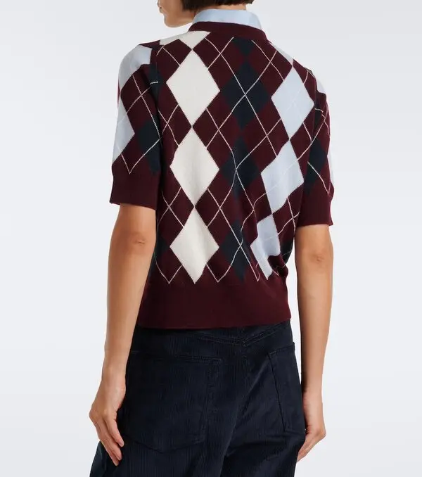 Arch4 Bronagh Argyle Cashmere Sweater