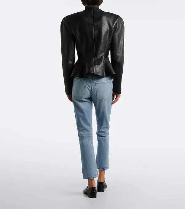 AGOLDE Riley Cropped Straight Jeans