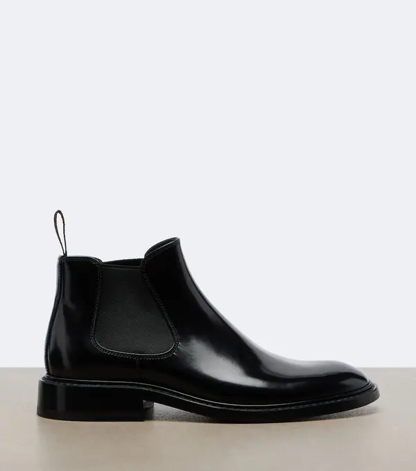 THE ROW Gable Leather Chelsea Boots