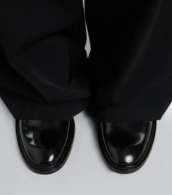 THE ROW Gable Leather Chelsea Boots