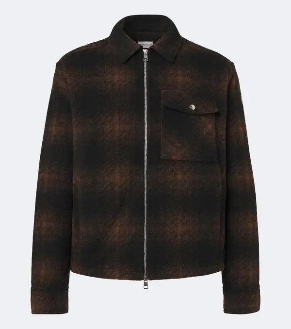 Moncler Archivio Checked Zip-up Jacket