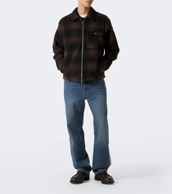 Moncler Archivio Checked Zip-up Jacket