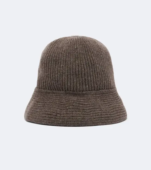 Nour Hammour Bruno Cashmere And Wool Bucket Hat