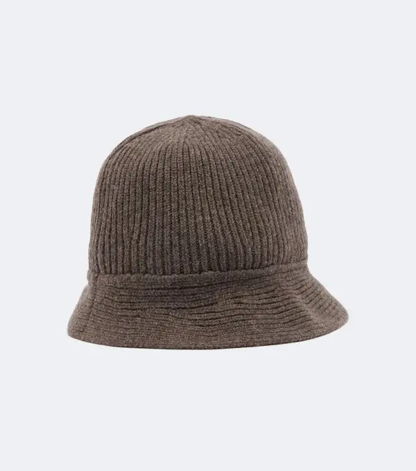 Nour Hammour Bruno Cashmere And Wool Bucket Hat