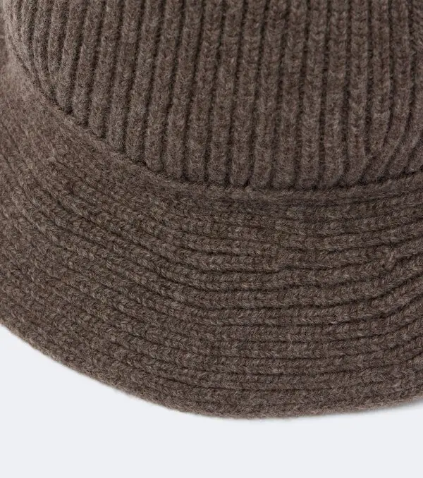 Nour Hammour Bruno Cashmere And Wool Bucket Hat