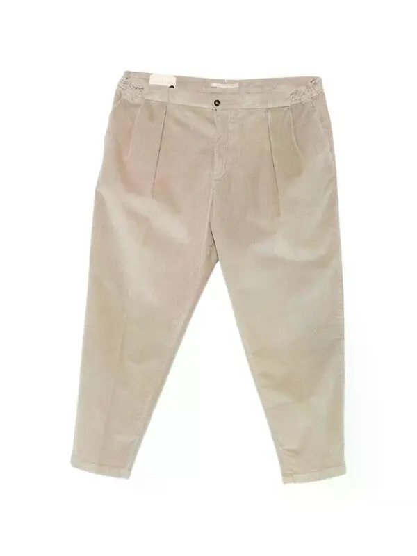 BRIGLIA 1949 Pleated Corduroy Trousers
