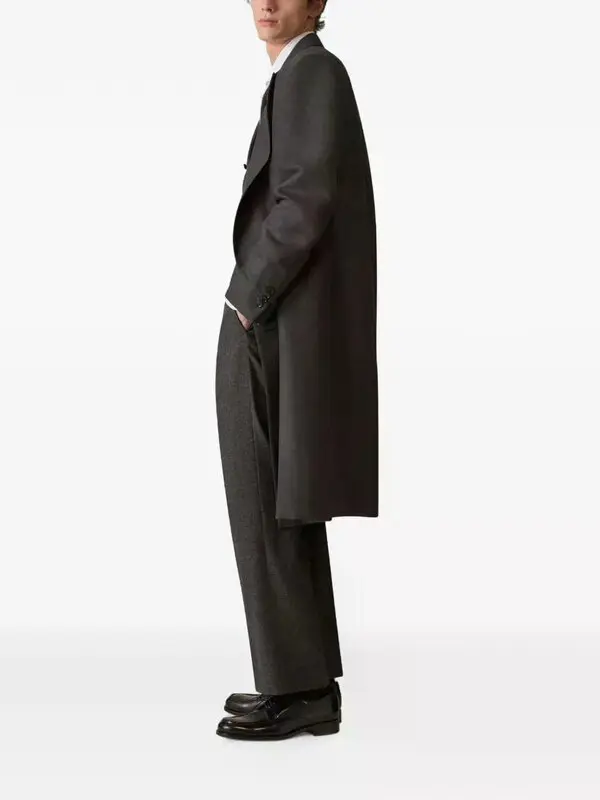 LARDINI Double-breasted Peak-lapels Coat