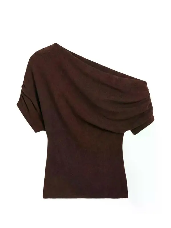 REFORMATION Iris Off-shoulder Knitted Top