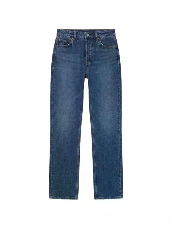 REFORMATION Cynthia Straight-leg Jeans - Blue