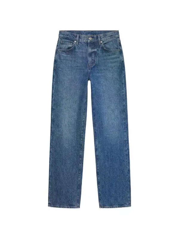 REFORMATION Val 90s Belt-loop Jeans - Blue