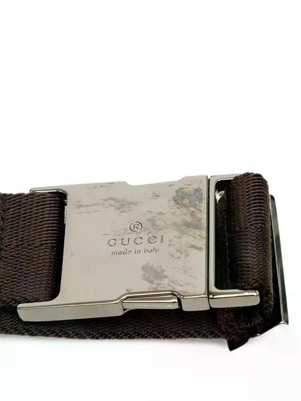 Gucci 2000-2015 Gg Canvas Double Pocket Belt Bag