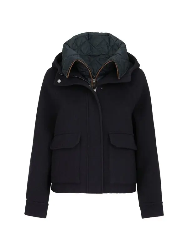 Brunello Cucinelli Wool And Cashmere Jacket - Blue