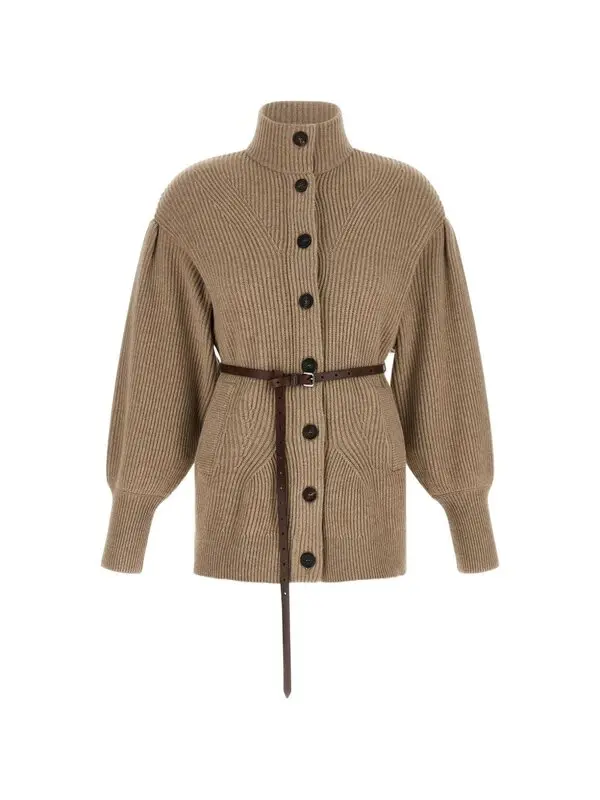 Brunello Cucinelli Wool And Cashmere Cardigan - Brown