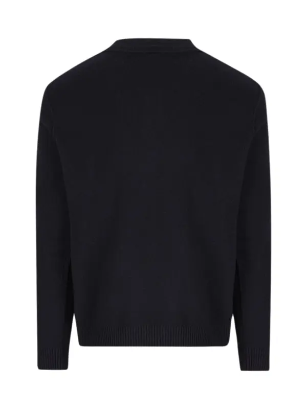 Stone Island Logo Patch Polo Sweater