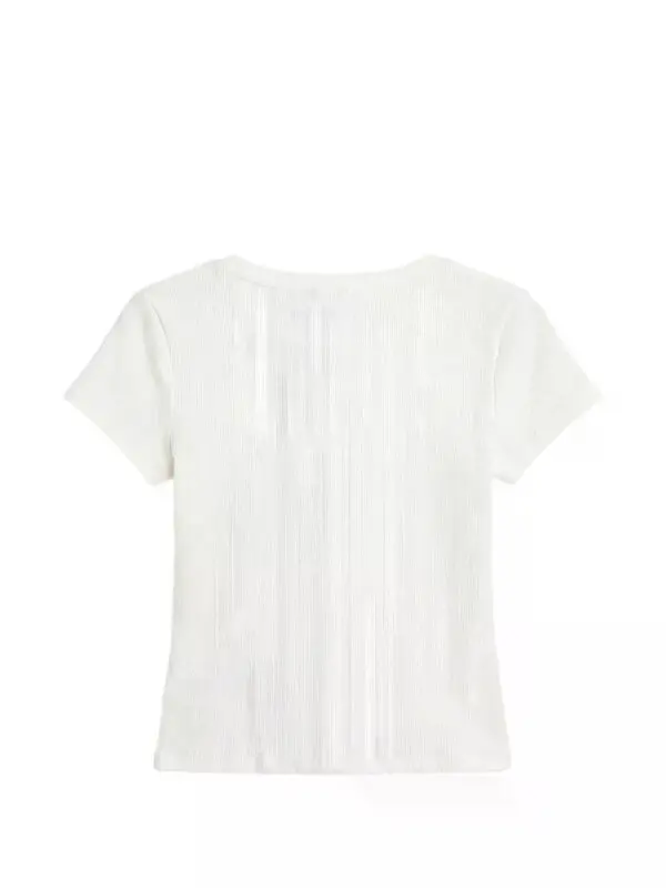 REFORMATION Talia Ribbed T-shirt