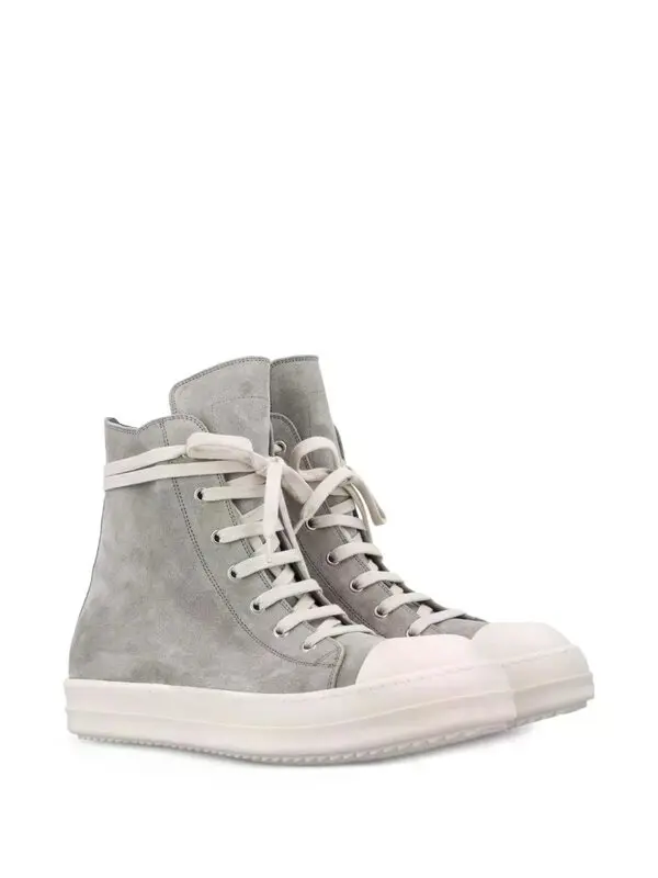 Rick Owens Sneaks Lace-up Suede Sneakers