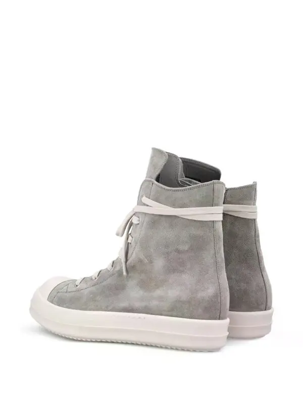 Rick Owens Sneaks Lace-up Suede Sneakers
