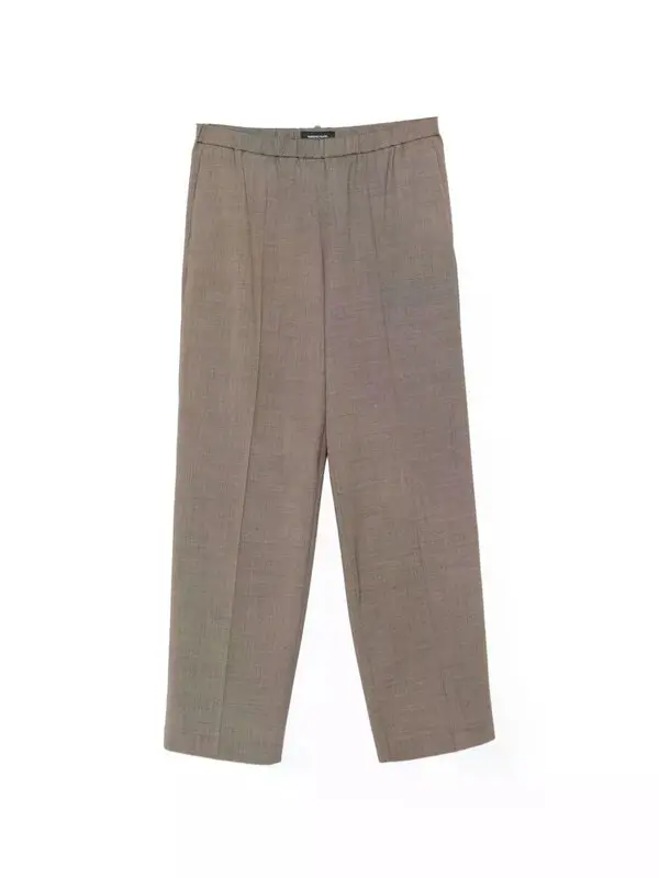 Fabiana Filippi Textured Pressed Crease Trousers