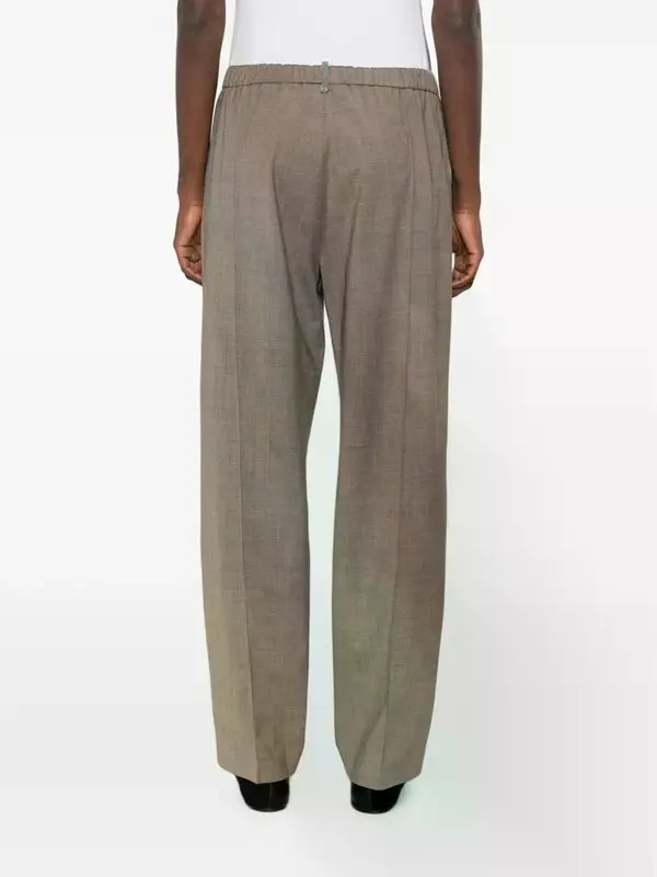 Fabiana Filippi Textured Pressed Crease Trousers