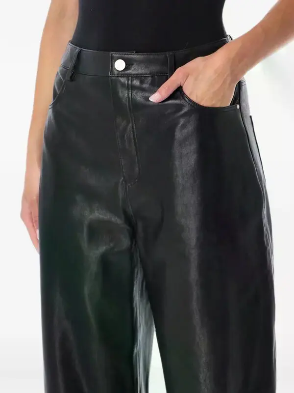 ARMA Ece Leather Barrel Trousers