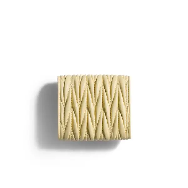 Miu Miu Small Matelassé Nappa Leather Wallet