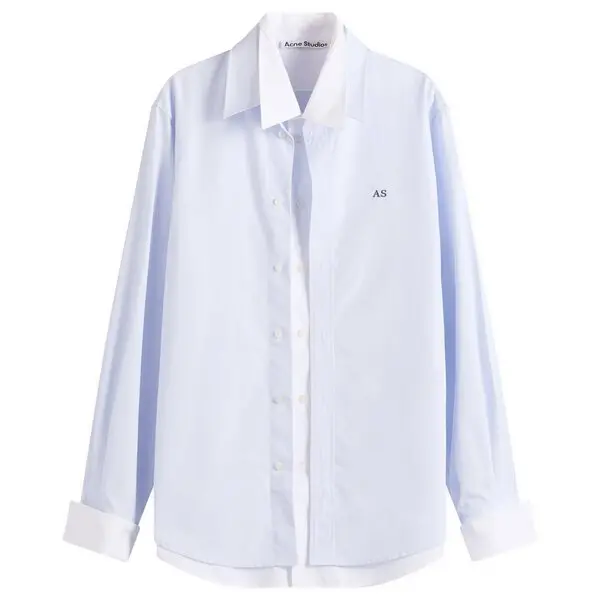 Acne Studios Sont Poplin Long Sleeve Shirt