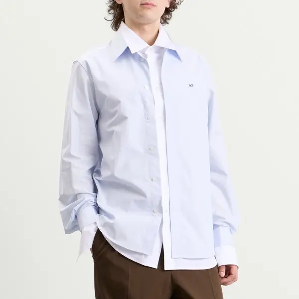 Acne Studios Sont Poplin Long Sleeve Shirt