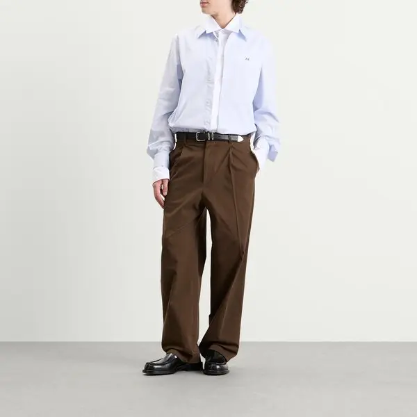 Acne Studios Sont Poplin Long Sleeve Shirt