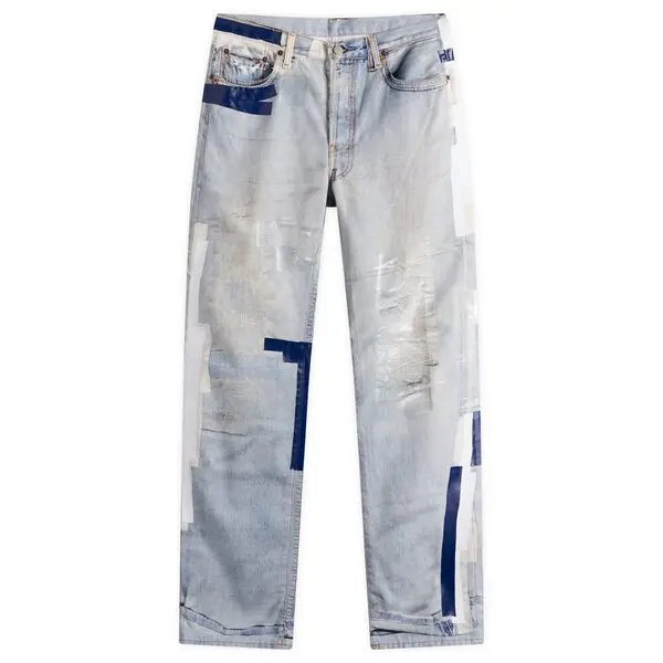 Acne Studios 1996 Tlo Tape Blue Jeans - Light Blue