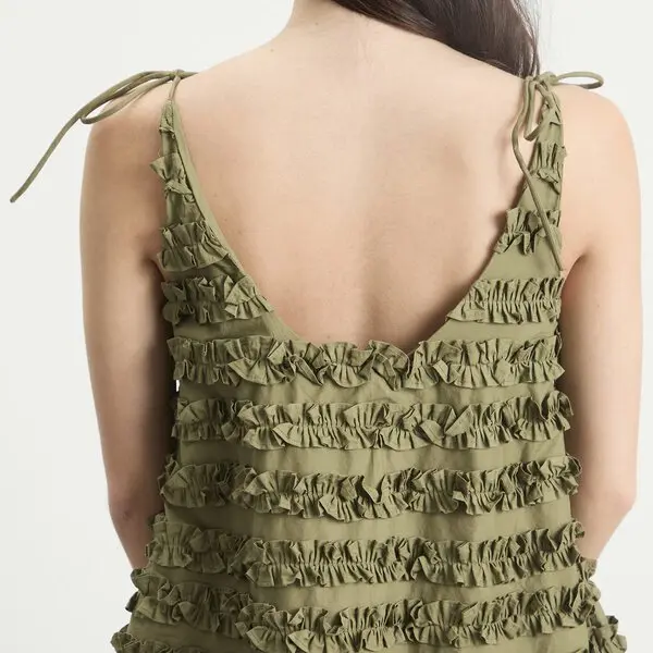 DAMSON MADDER Leili Ruffle Mini Dress