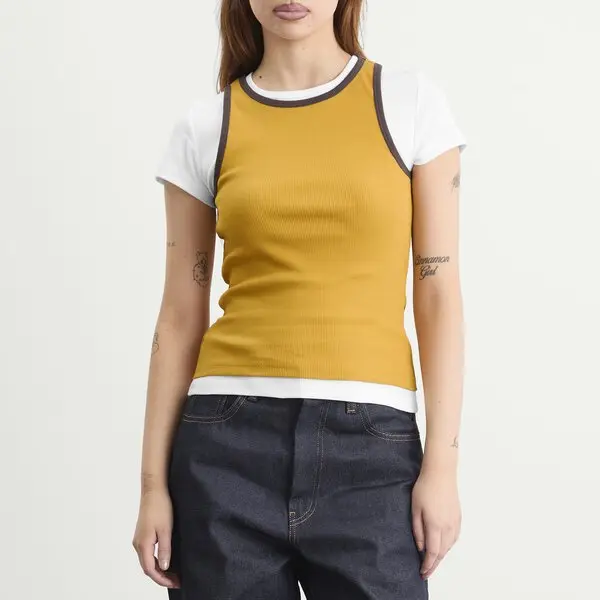 DAMSON MADDER Manon Layered T-shirt